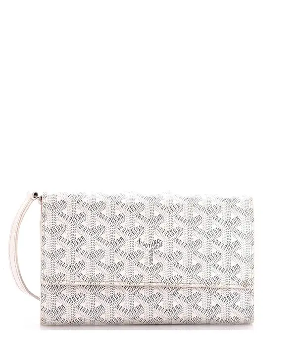 Goyard Varenne Continental Wallet With Strap Coated Canvas