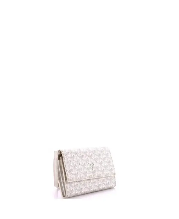 Goyard Varenne Continental Wallet With Strap Coated Canvas