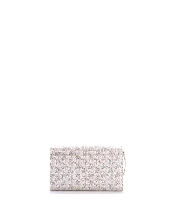 Goyard Varenne Continental Wallet With Strap Coated Canvas