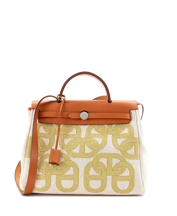 Hermès Herbag Zip Circuit 24 Canvas & Leather Crossbody