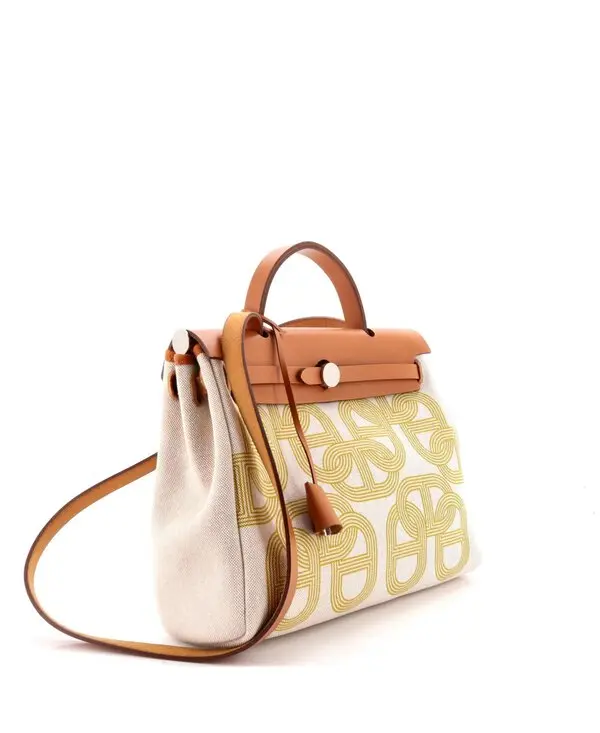 Hermès Herbag Zip Circuit 24 Canvas & Leather Crossbody
