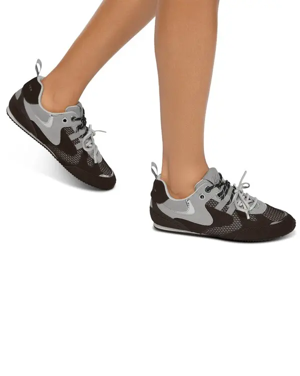 Kurt Geiger K Slim Runner Suede Sneakers - Open Brown