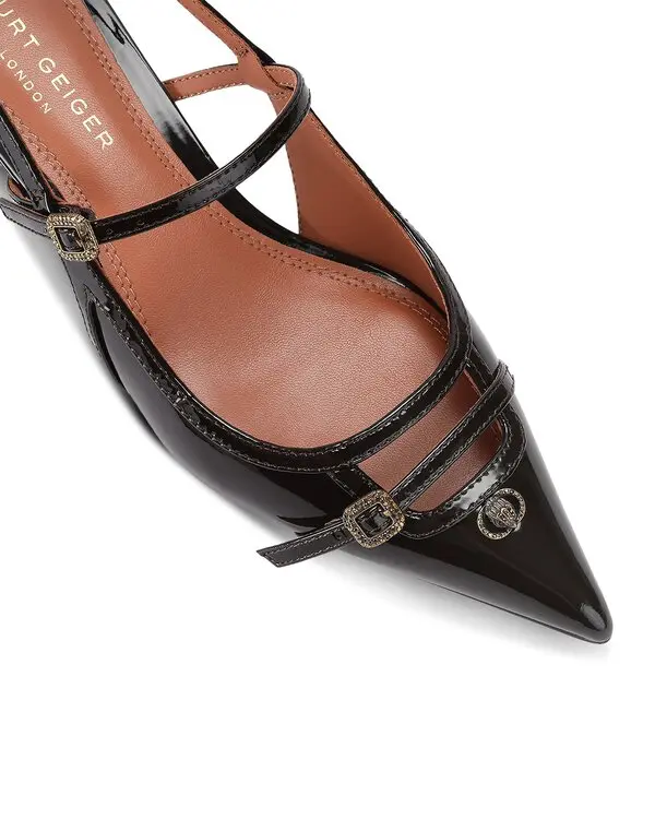 Kurt Geiger Rebecca Leather Slingback Pumps