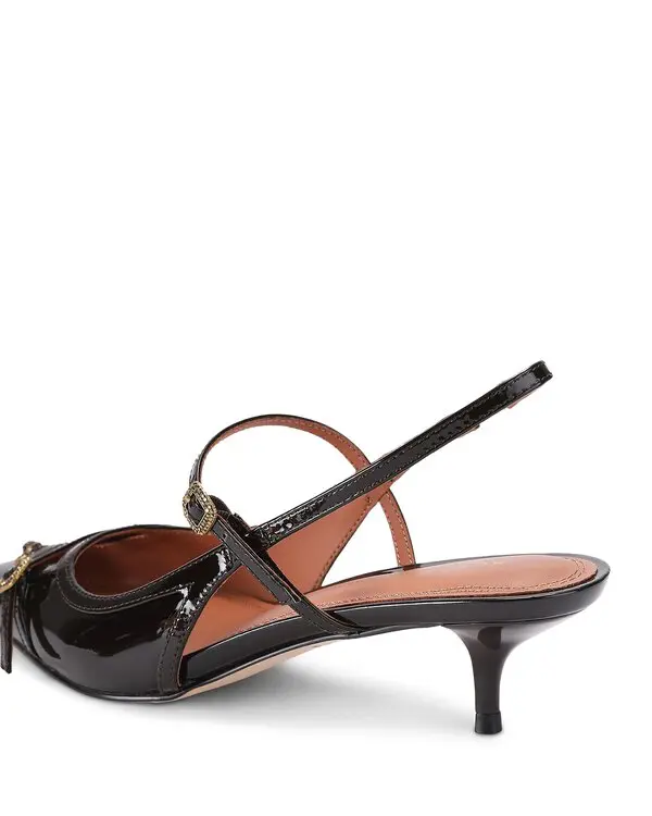 Kurt Geiger Rebecca Leather Slingback Pumps