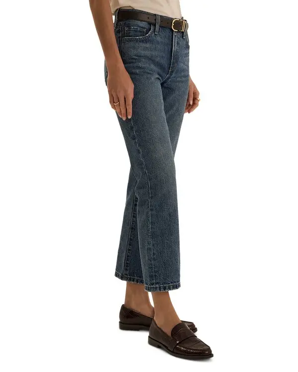 FAVORITE DAUGHTER The Dot Mid Rise Straight Ankle Jeans
