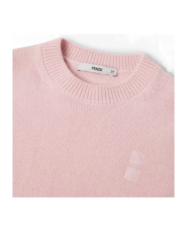 Fendi Cashmere Sweater With Embroidery