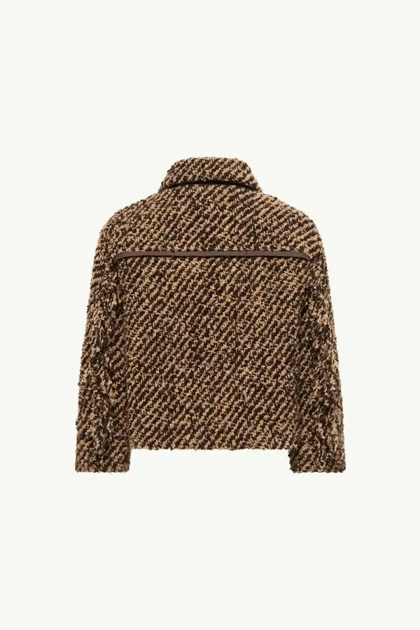 Moncler Bouclé Blend Shirt Jacket