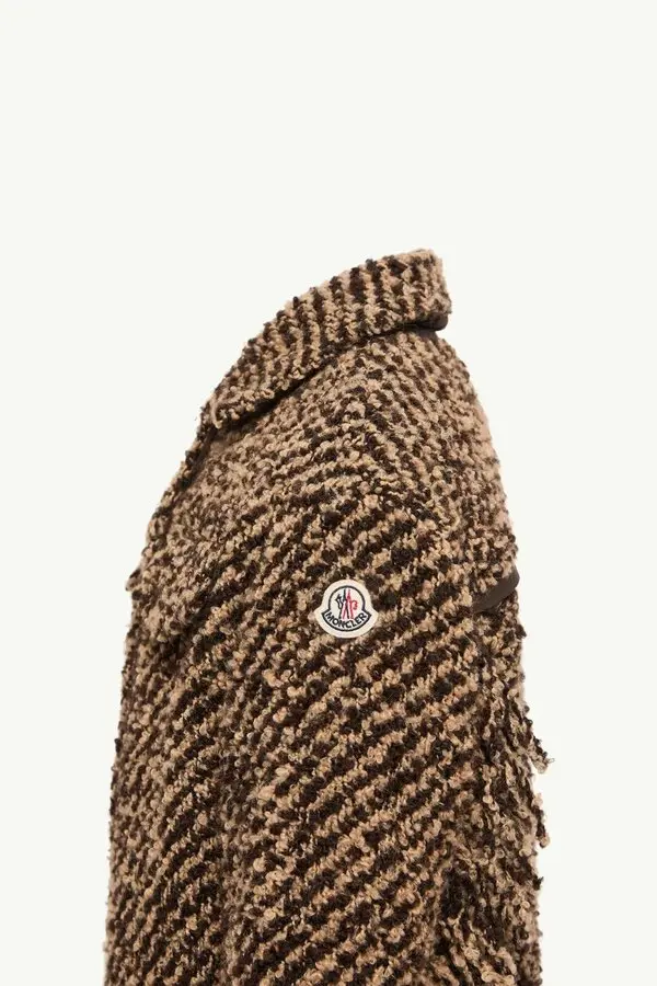 Moncler Bouclé Blend Shirt Jacket