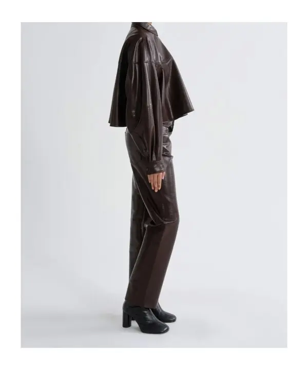 AGOLDE Collared Long-sleeved Shirt