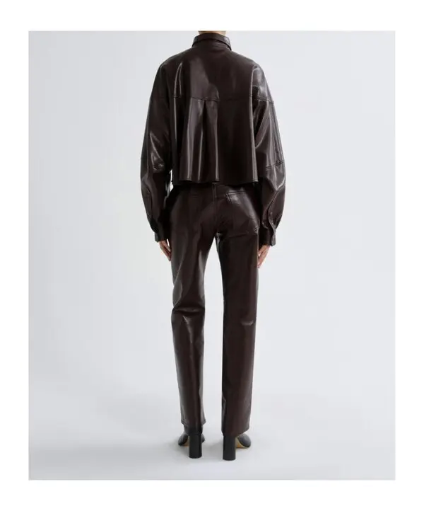 AGOLDE Collared Long-sleeved Shirt