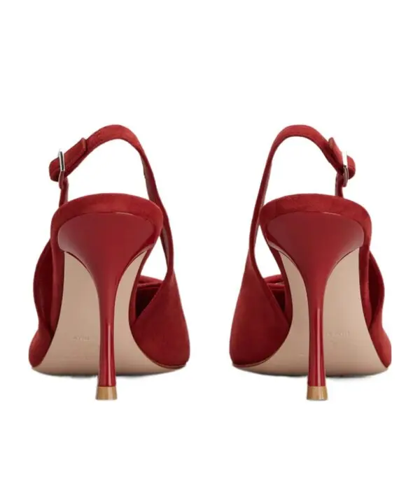 ROGER VIVIER Viv In The City Slingback Pumps - Red