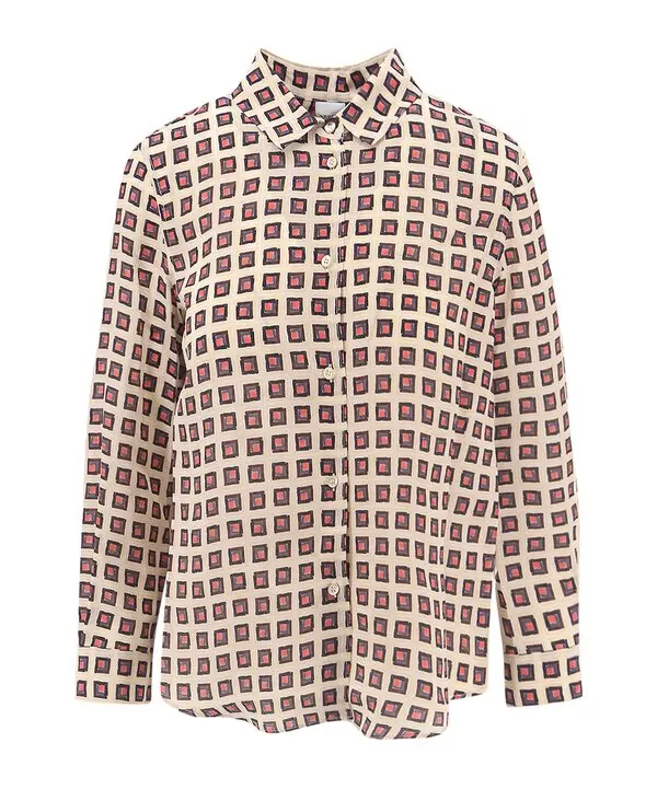 Aspesi Geometric Print Button-up Shirt - No