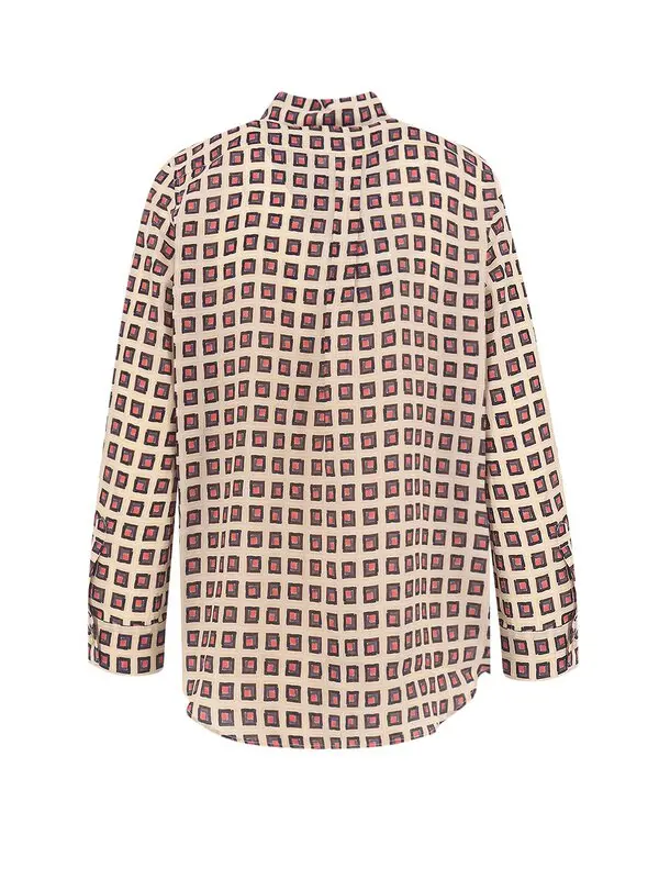Aspesi Geometricprint Longsleeve Shirt
