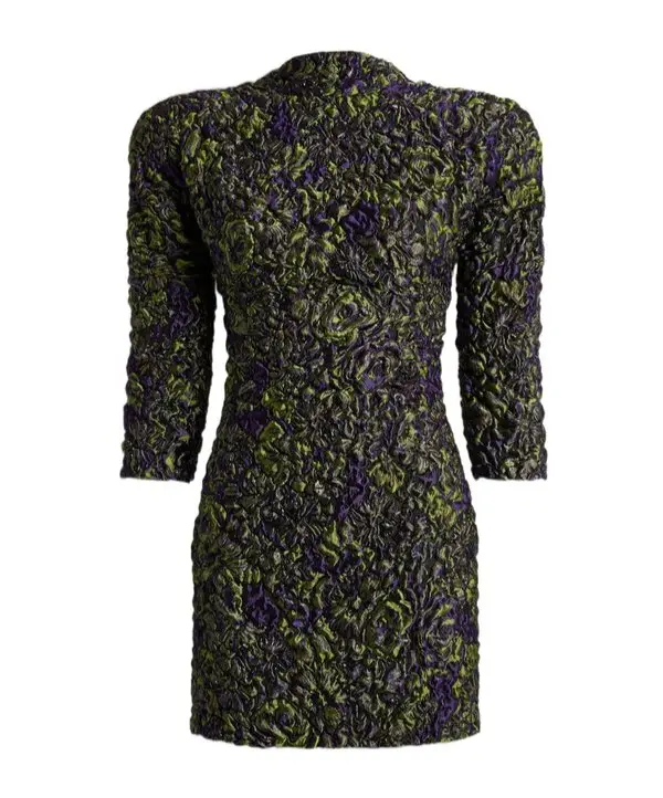 Balmain Cloqué Jacquard Dress
