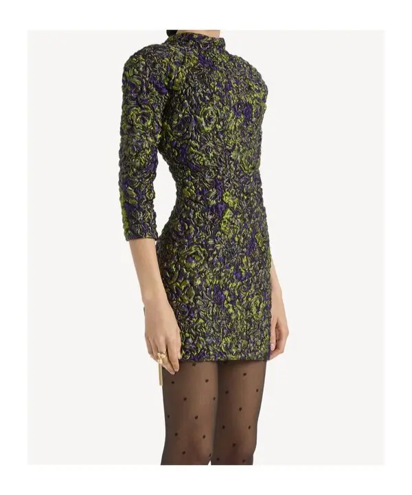 Balmain Cloqué Jacquard Dress