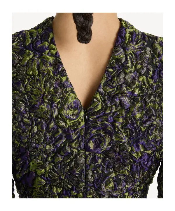 Balmain Cloqué Jacquard Dress