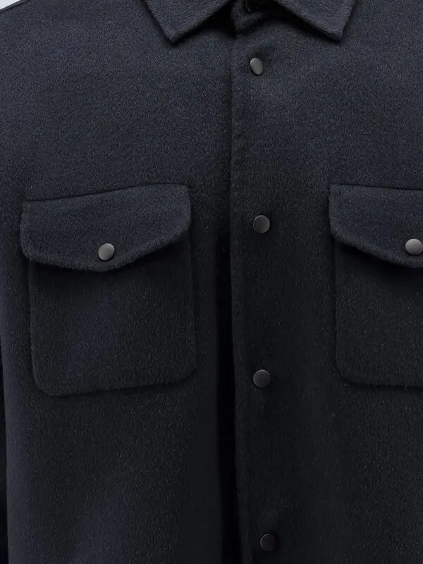 Aspesi Snap-button Overshirt Jacket