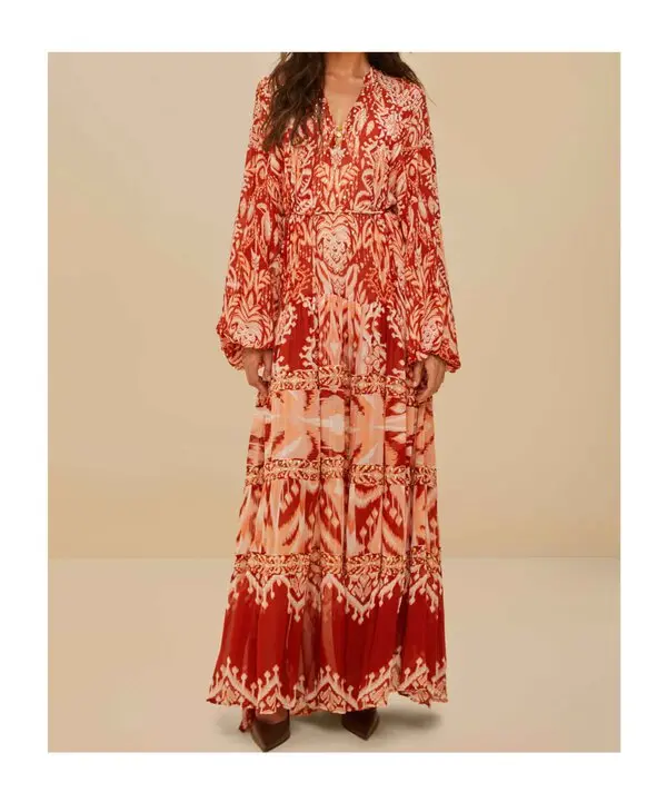 Farm Rio Tropical-print Maxi Dress