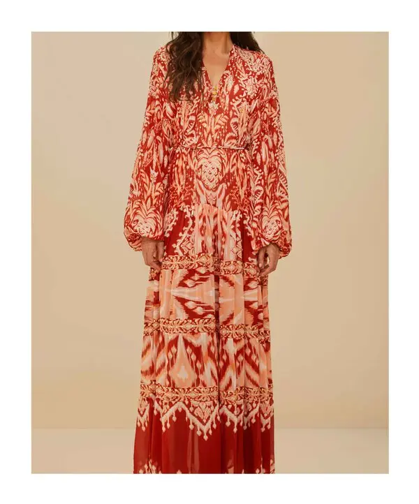 Farm Rio Tropical-print Maxi Dress