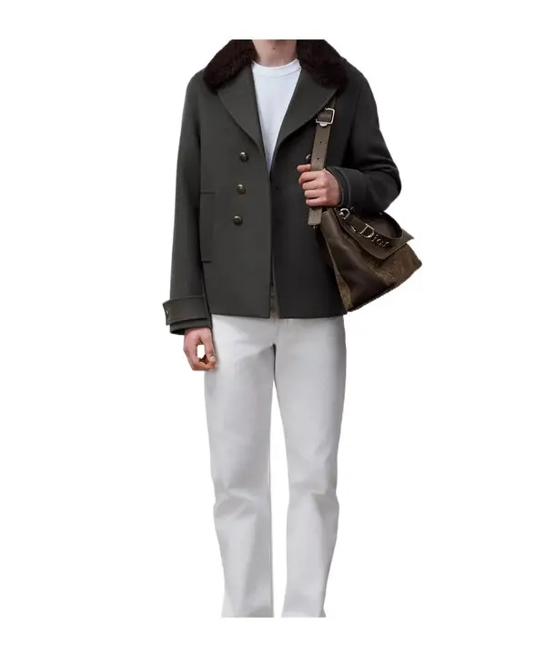 Dior Peacoat With Removable Collar
