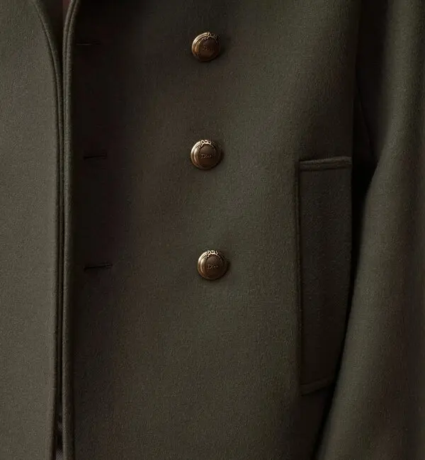 Dior Peacoat With Removable Collar