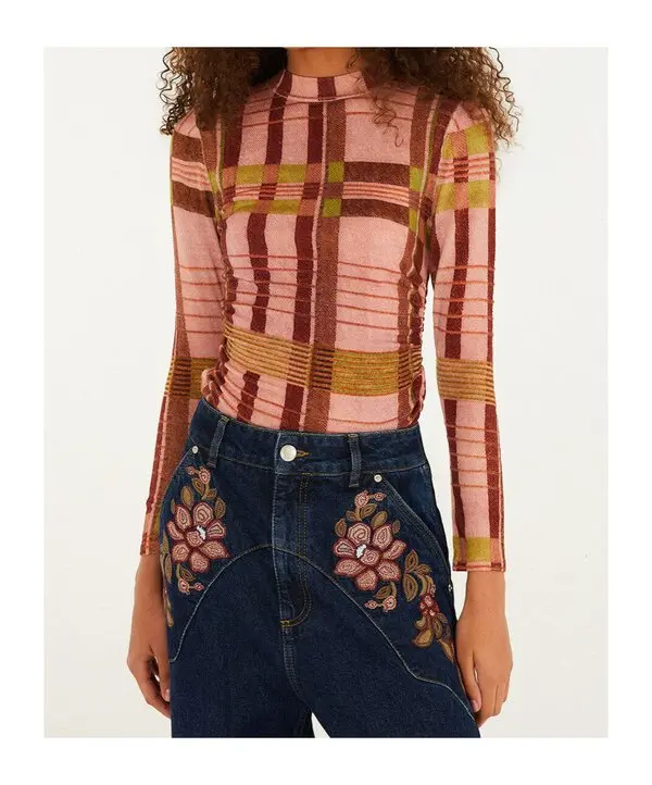 Farm Rio X Barbour Thalita Long-sleeves Top
