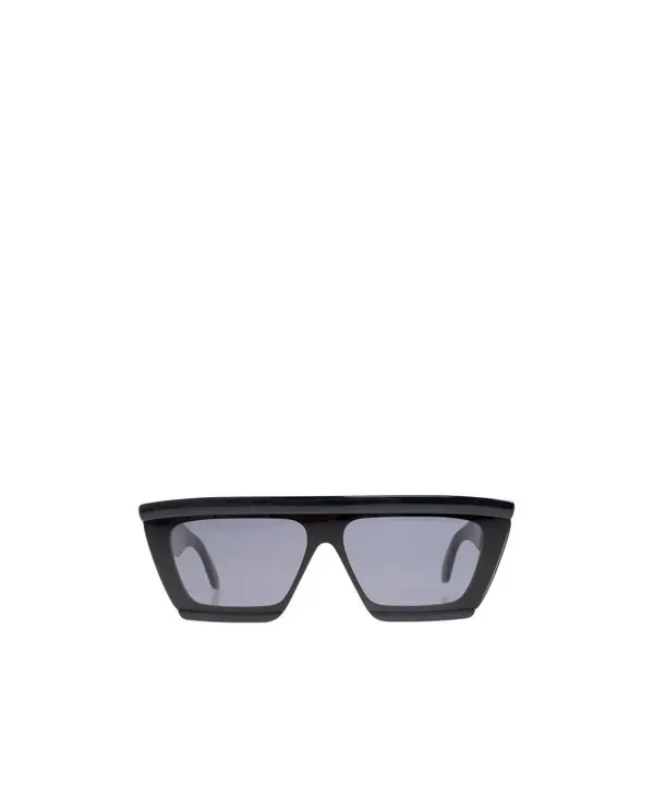 Alaïa Geometric Frame Sunglasses - Navy Blue