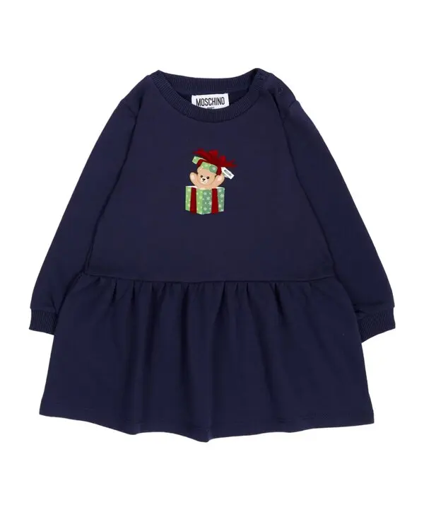 Moschino Teddy Bear Ruffled Dress