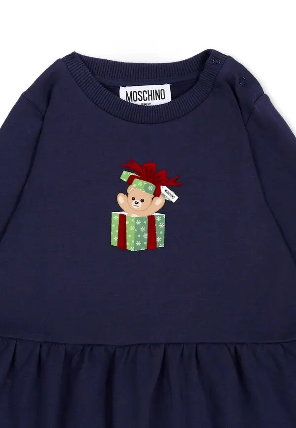 Moschino Teddy Bear Ruffled Dress
