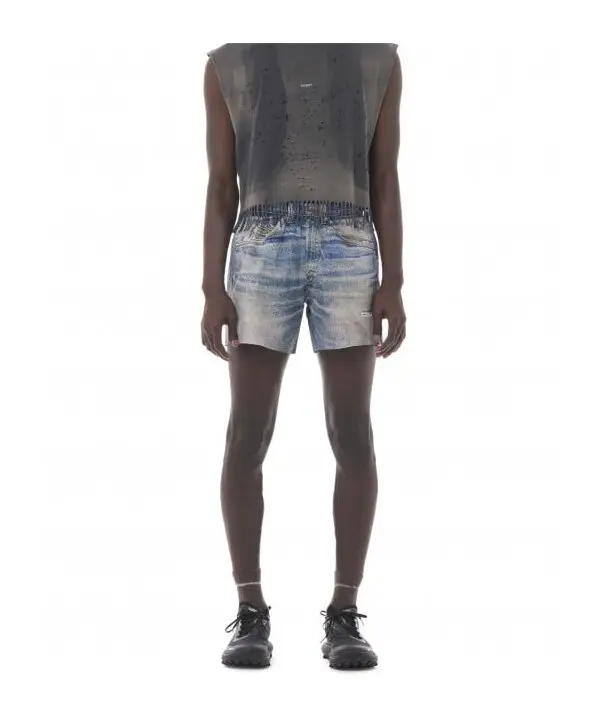 Satisfy Elastic Waist Denim Shorts