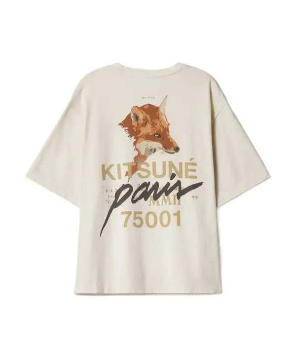 Maison Kitsuné Mmii Fox Head Oversize Tee-shirt