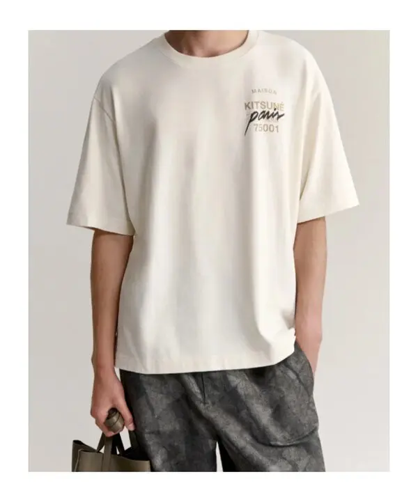 Maison Kitsuné Mmii Fox Head Oversize Tee-shirt