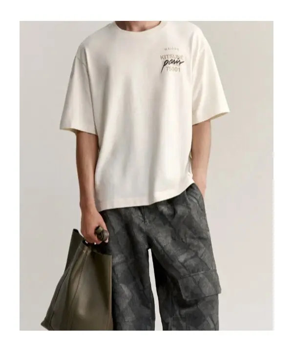 Maison Kitsuné Mmii Fox Head Oversize Tee-shirt