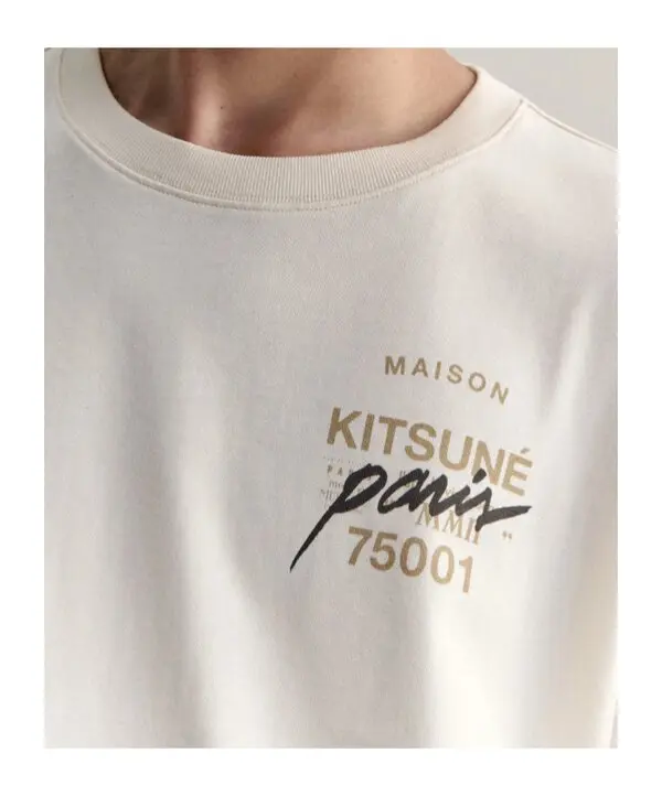 Maison Kitsuné Mmii Fox Head Oversize Tee-shirt