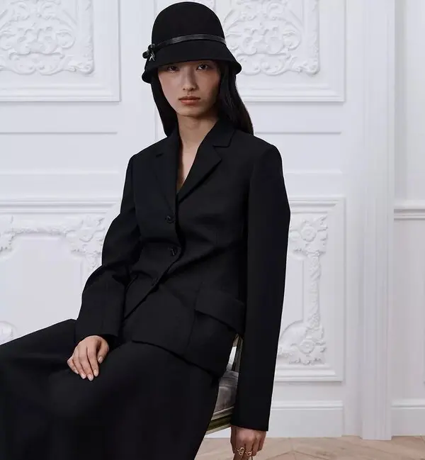 Dior D-tulipe Small Brim Cloche