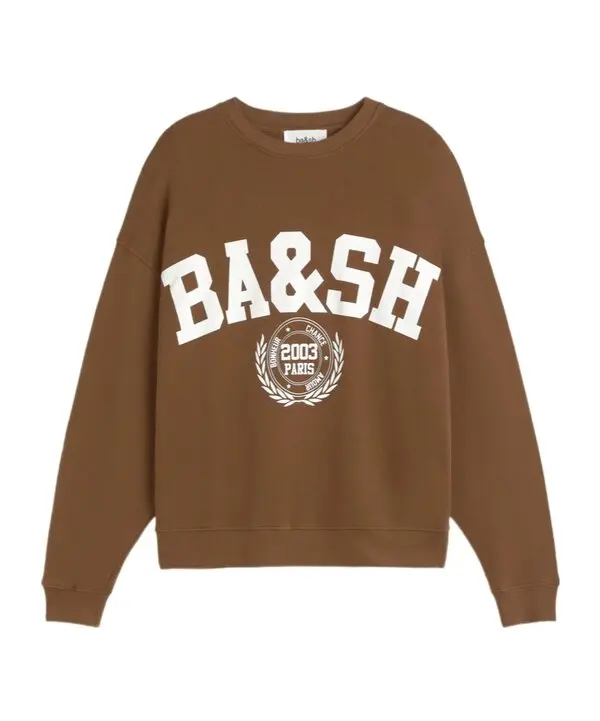 Ba&sh Crewneck Graphic Sweatshirt