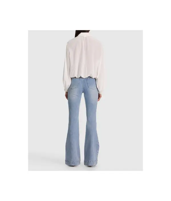 ALICEOLIVIA Margaux Tie Front Blouse