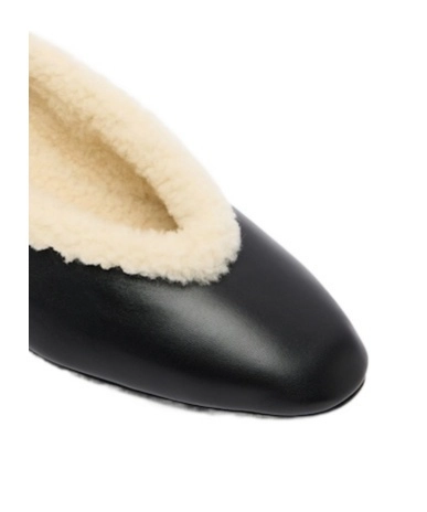 Magda Butrym Shearling-lined Leather Pumps