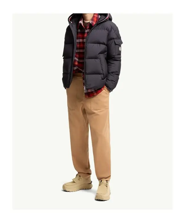 Moncler Lacfroid Hooded Short Down Jacket