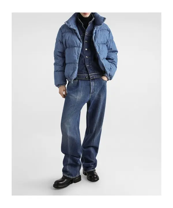 Dolce & Gabbana Dolce Gabbana Denim Puffer Jacket
