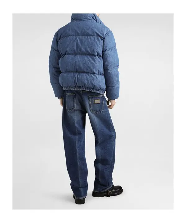Dolce & Gabbana Dolce Gabbana Denim Puffer Jacket