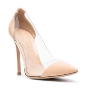 GIANVITO ROSSI Transparent Panel Pointed Stilettos