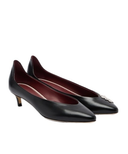 Magda Butrym Embellished Leather Pumps
