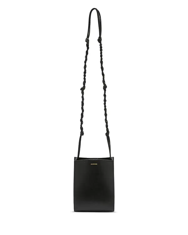 JIL SANDER Tangle Leather Phone Shoulder Bag