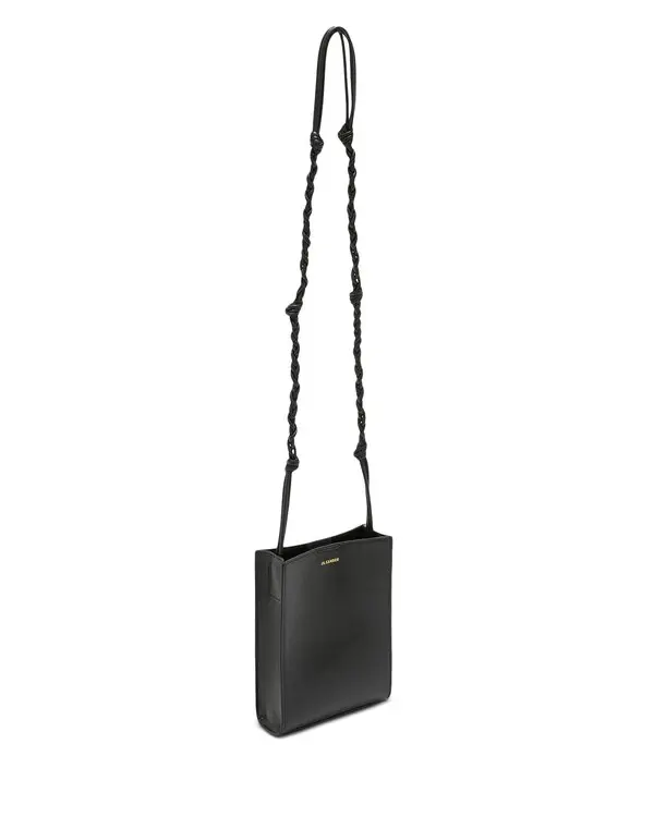 JIL SANDER Tangle Leather Phone Shoulder Bag