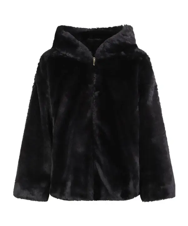 Max Mara Rugiada Zip-up Coat - Black