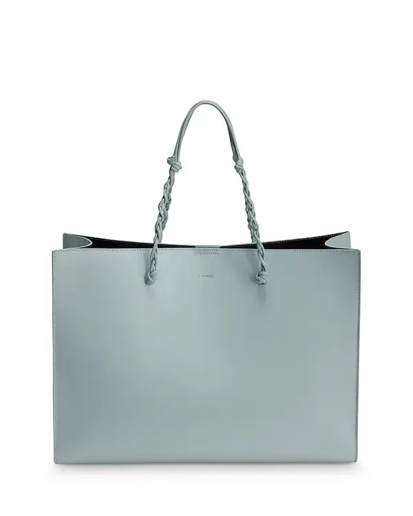 JIL SANDER Tangle Large Leather Shopper Tote - Jade