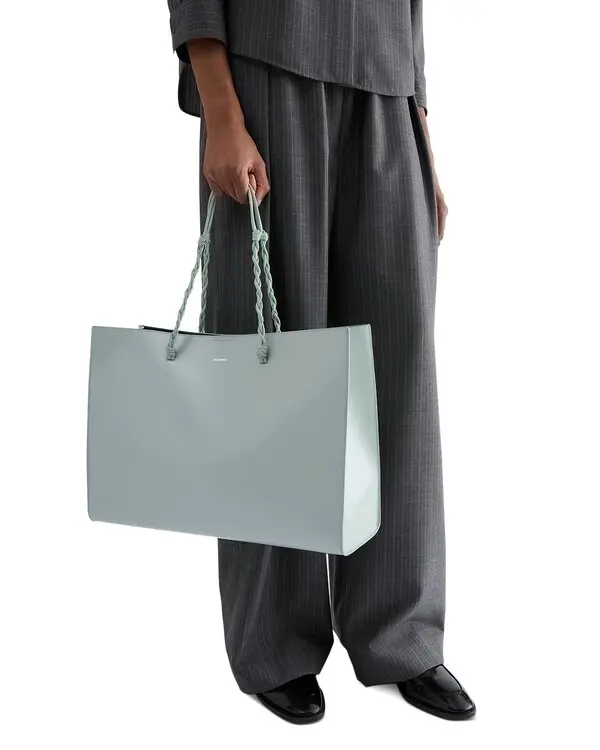 JIL SANDER Tangle Large Leather Shopper Tote