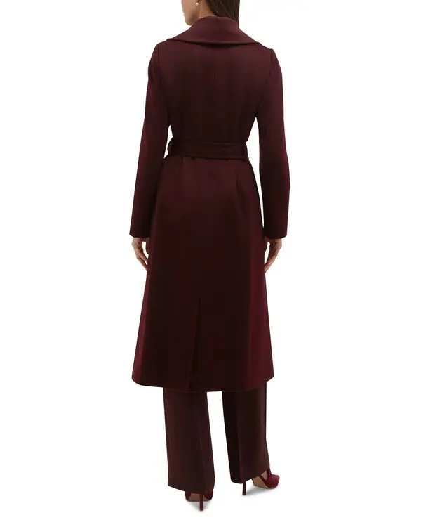 HOBBS LONDON Petite Sara Wool Belted Coat