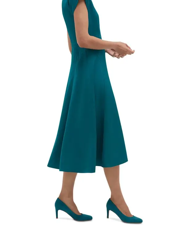 HOBBS LONDON Petites Adela Cap Sleeve Satin Dress